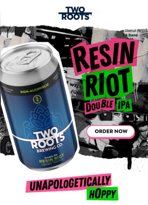 Two Roots Brewing releases non alcoholic Resin Riot Double IPA - BeerAlien